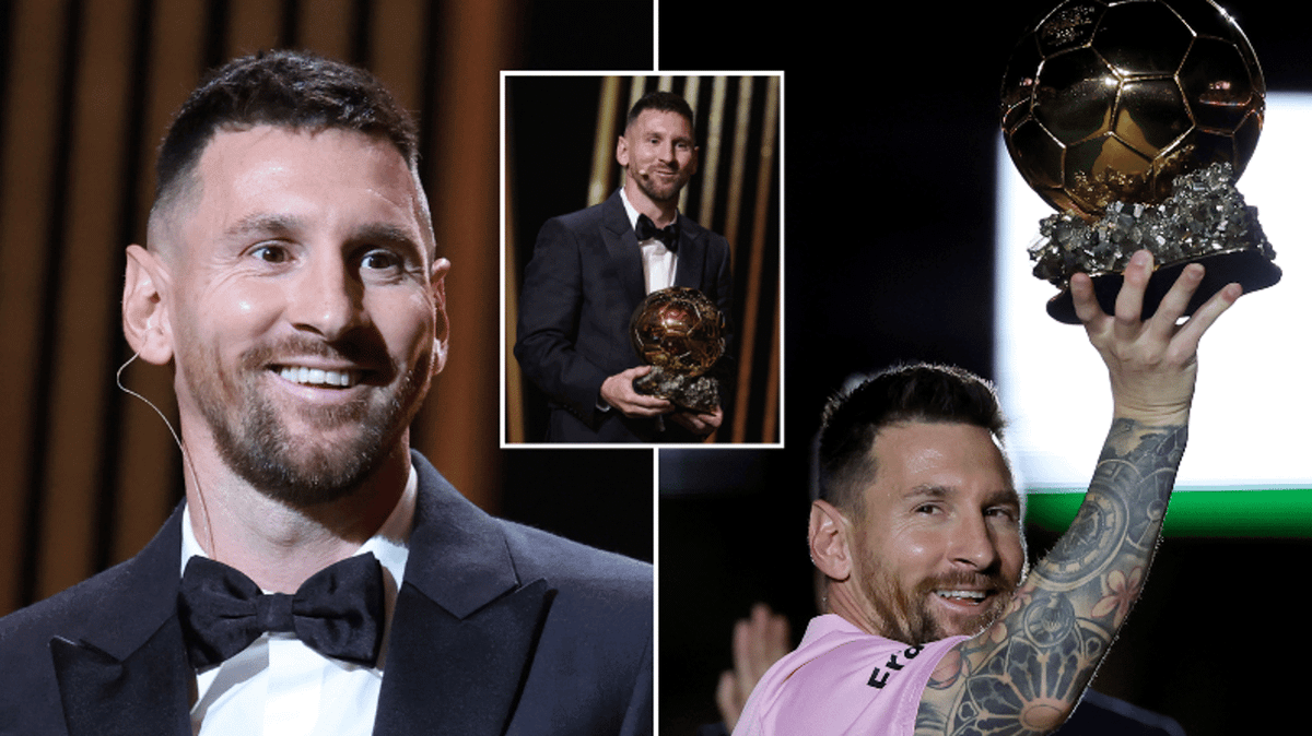 Lionel Messi has already given away his eighth Ballon d'Or trophy in ...