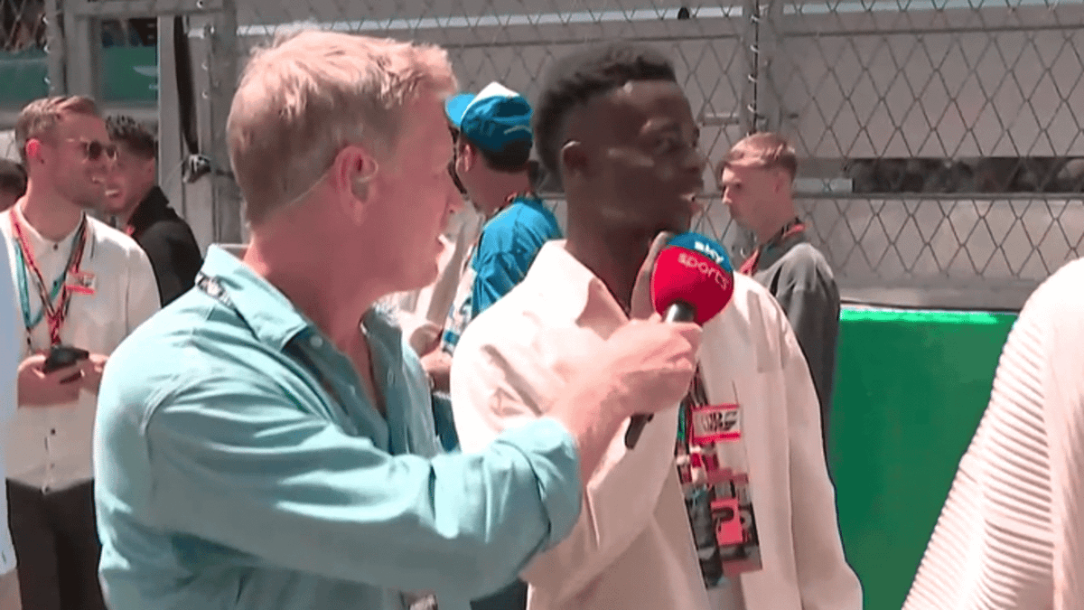 Buyako Saka slammed for reaction to F1 grid walk interview as fans ...