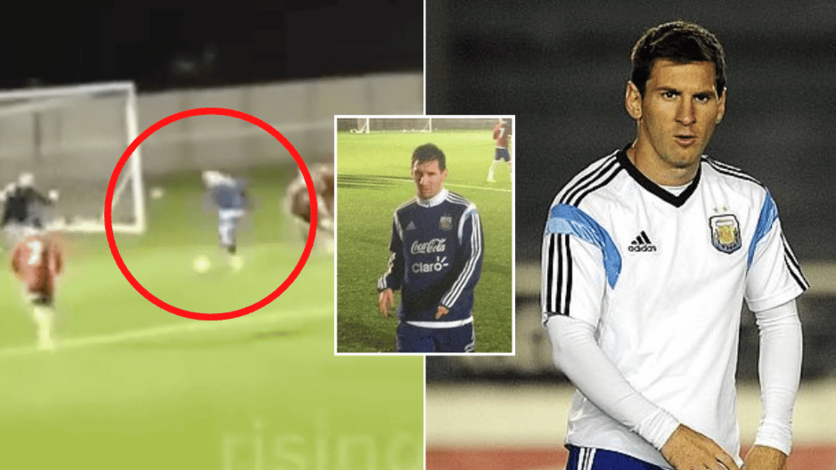 Lionel Messi trained with shock English club's youth team and the ...