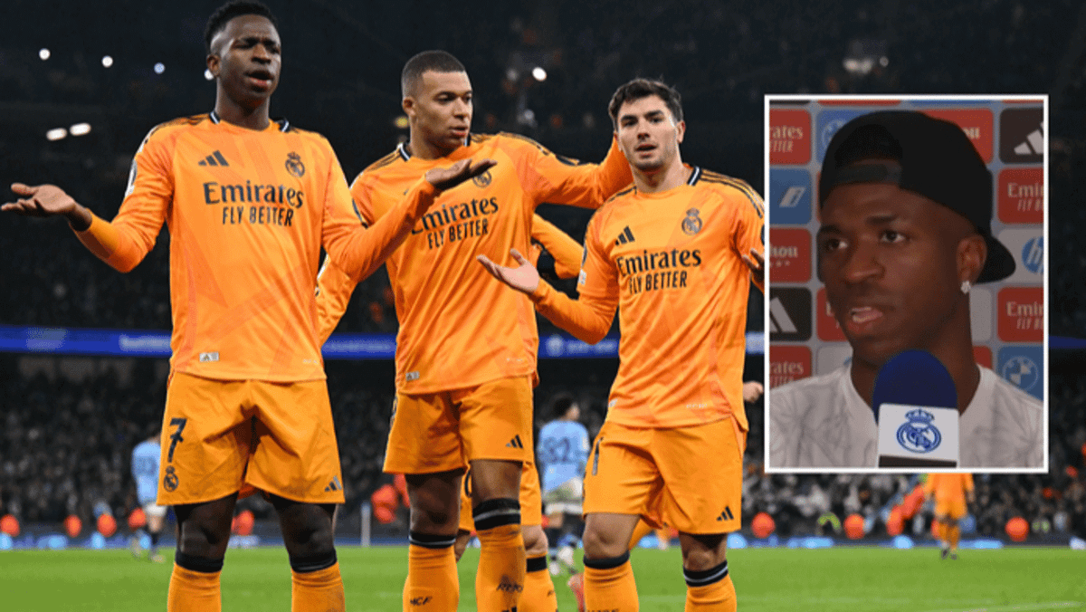 Vini Jr gives perfect response to Man City Ballon d’Or taunts in ...