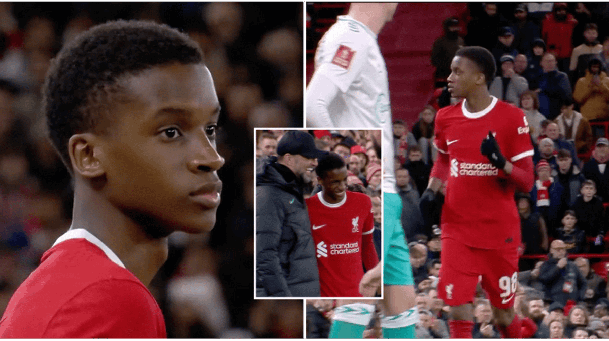 Jurgen Klopp's reaction before Trey Nyoni made history-making ...