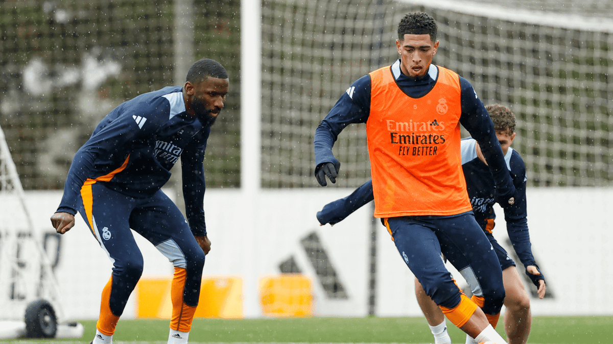 Jude Bellingham 'in ugly training bust-up with Real Madrid teammate ...