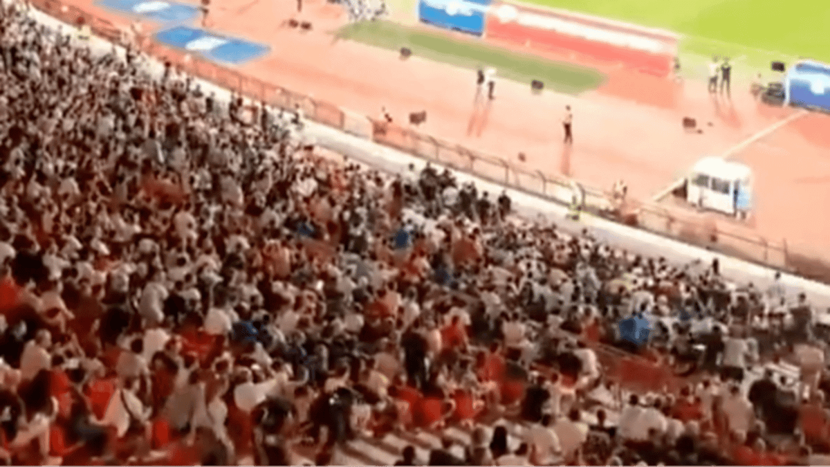 Footage Emerges of England vs Serbia Crowd Incident That Caused Riot ...