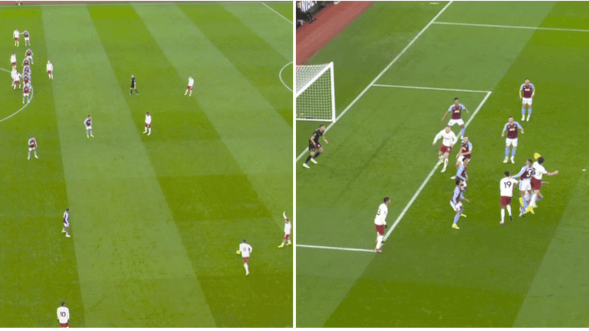 Fans convinced Man Utd's first goal vs Aston Villa shouldn't have been ...
