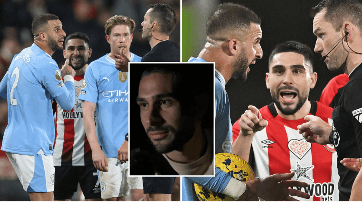 Neal Maupay breaks silence on Kyle Walker incident and responds to lip ...
