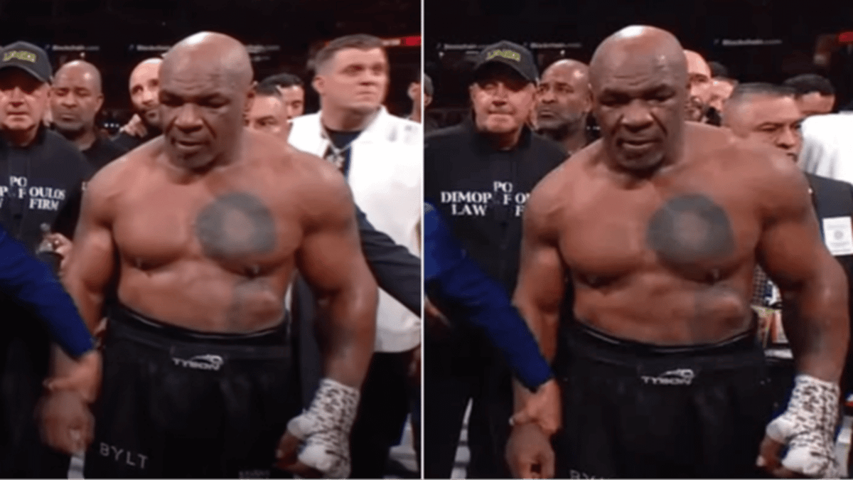 Fans think they've worked out how Mike Tyson really felt after losing ...