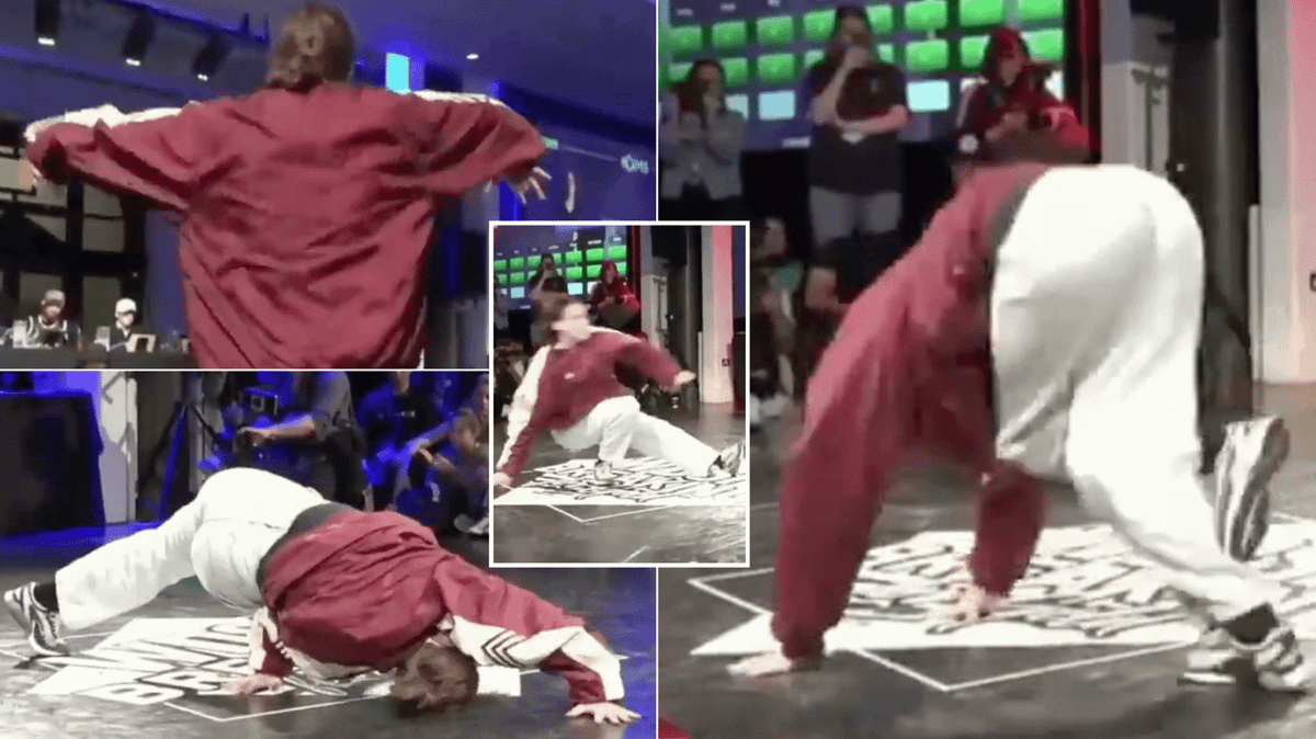 Unseen footage of Raygun's breakdance final performance that qualified ...