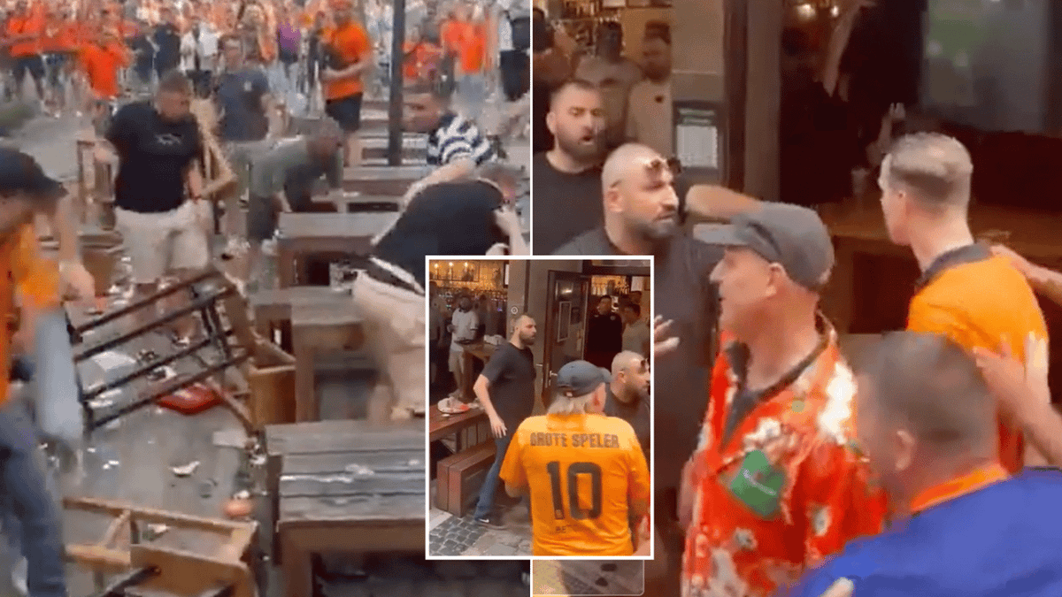 England fans injured after attack outside pub in Dortmund hours before ...