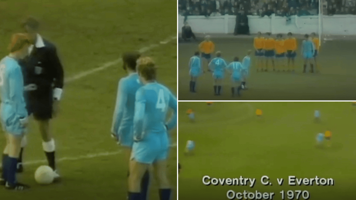 Incredible 'donkey free-kick' routine was so genius it got banned ...