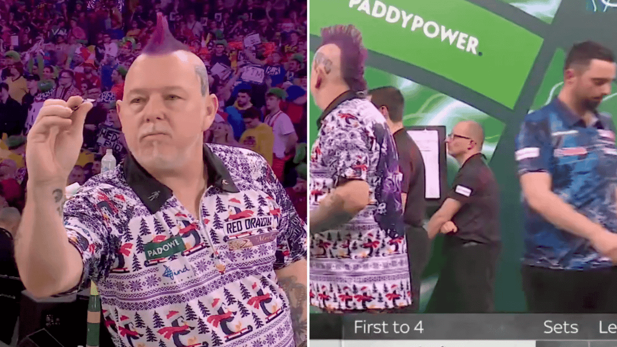 Darts fans convinced Peter Wright pulled off '1000 IQ' move vs Luke ...