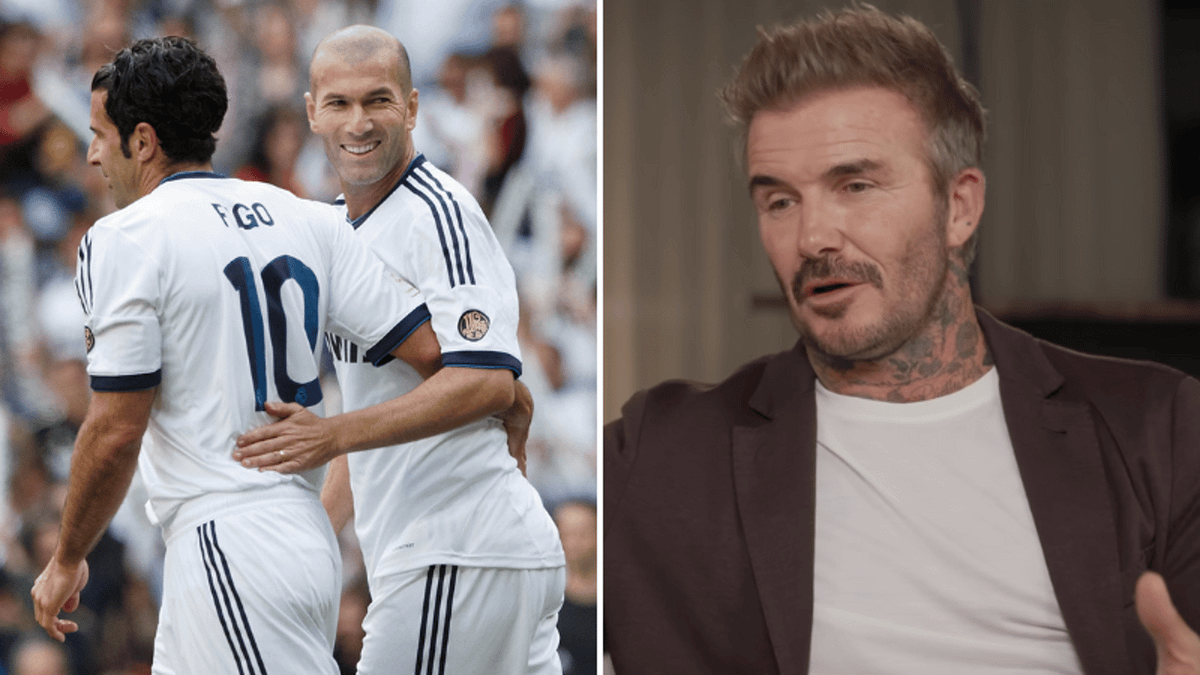 David Beckham named Luis Figo and Zinedine Zidane in dream five-a-side ...