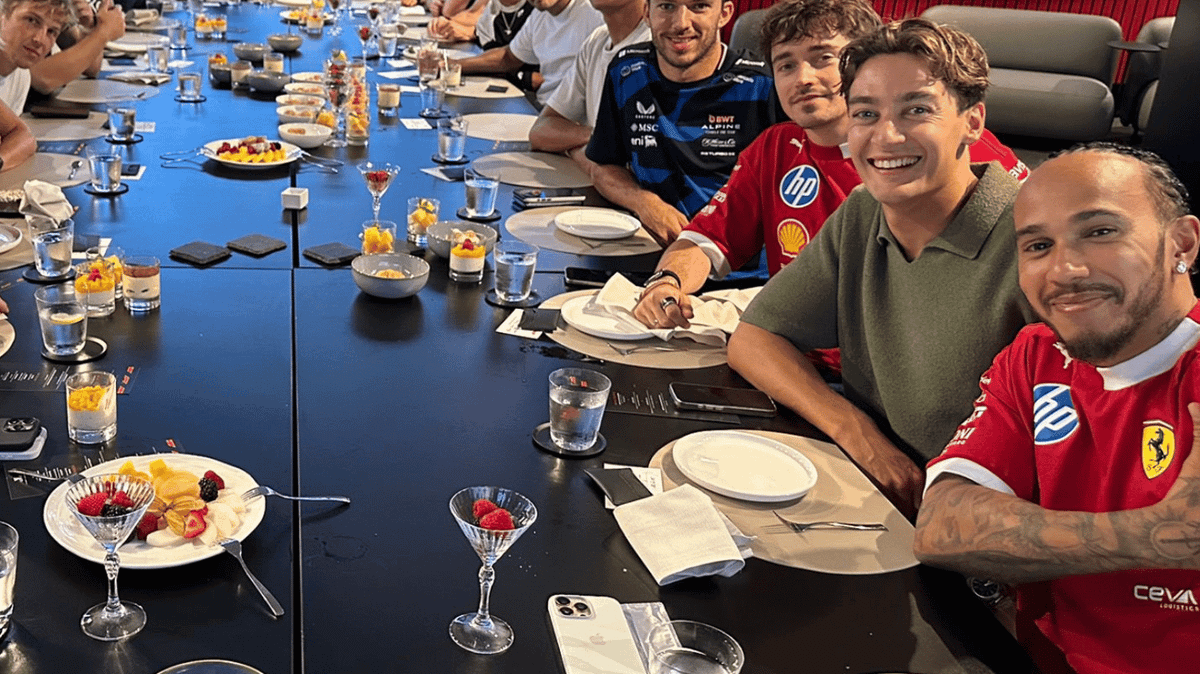 F1 drivers share photo of special dinner before Austrian GP as two ...