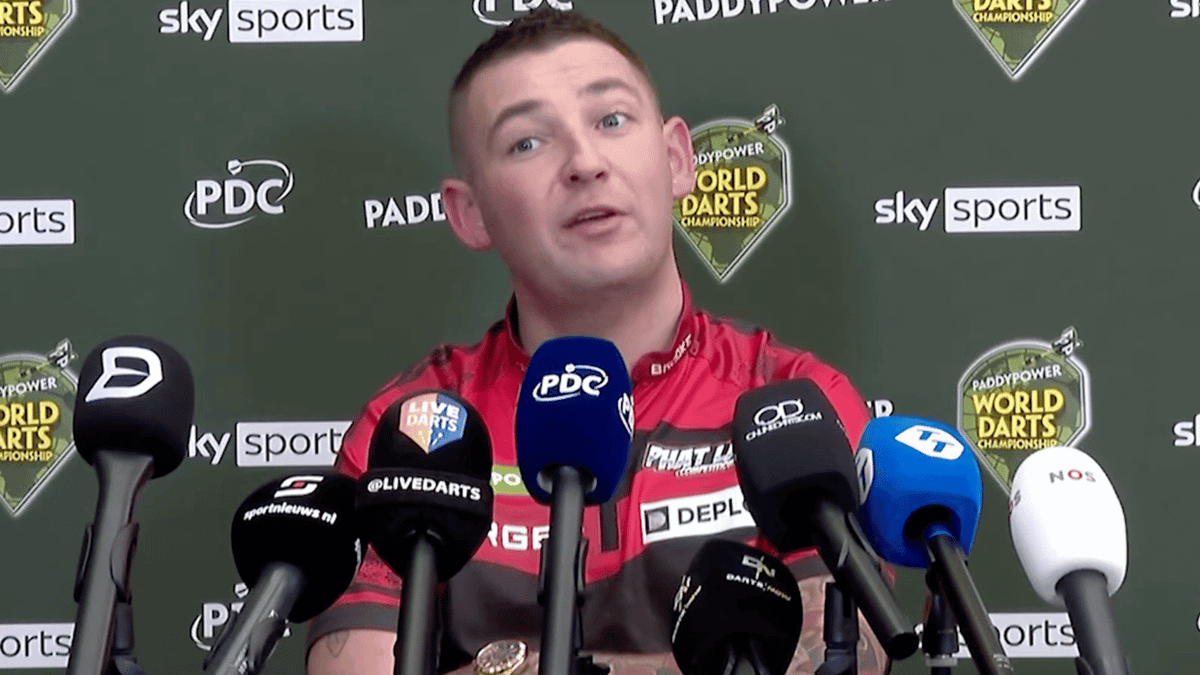 Nathan Aspinall Left Terrified After Bizarre Prank From Darts Rival