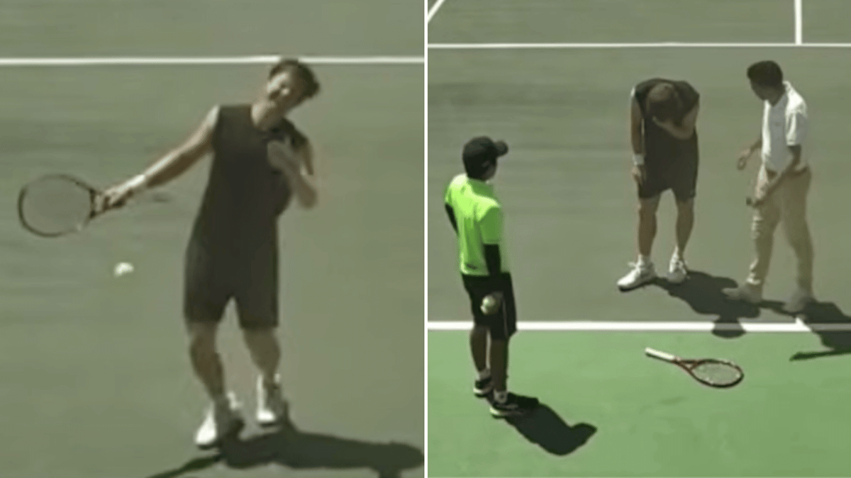 Tennis star Stefan Kozlov apologises to ball boy after controversial ...