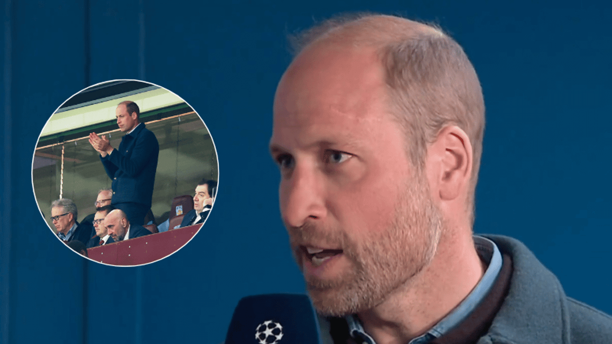 Why Prince William supports Aston Villa as he impresses fans with TNT ...