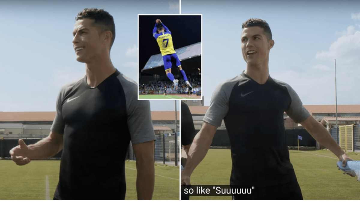 Cristiano Ronaldo has explained the origin of his iconic 'Siiuuu ...