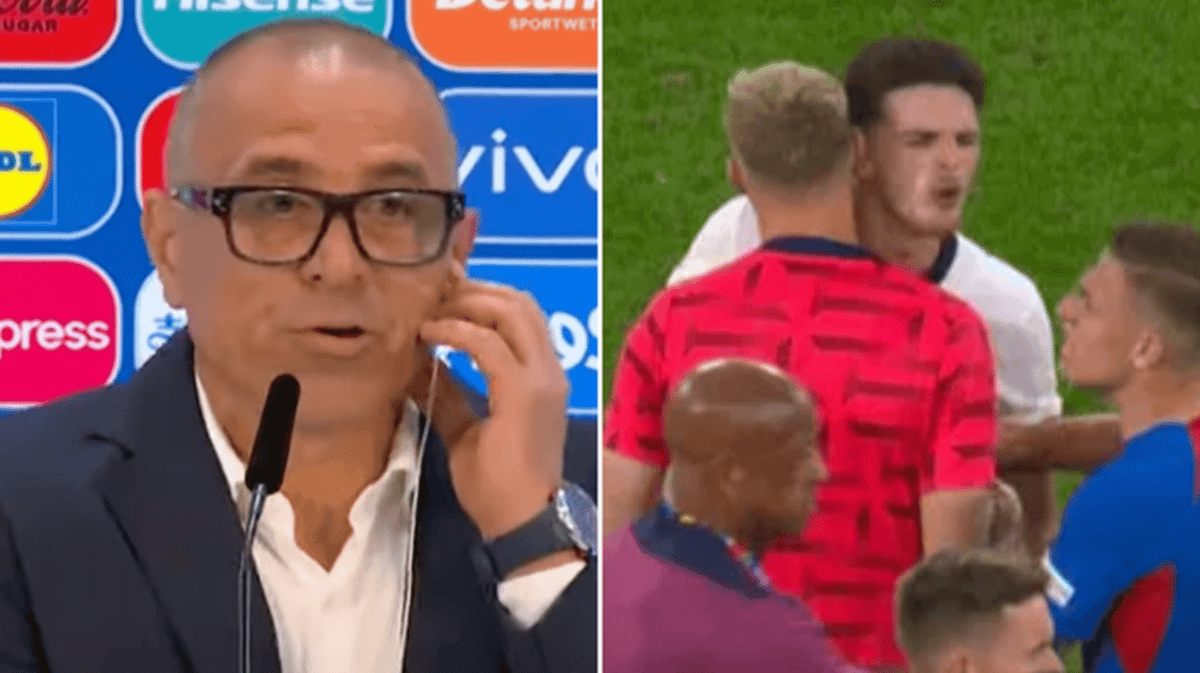 Slovakia manager reveals what caused Declan Rice row and goes in on ...
