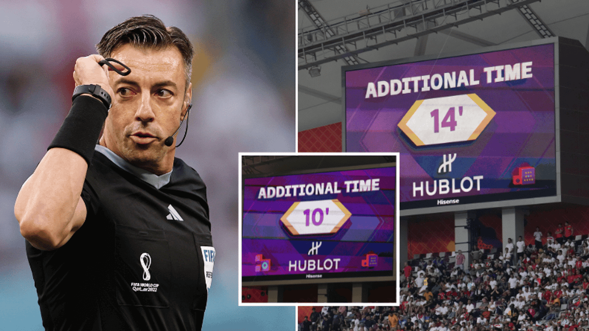 Why there has been 64 minutes of added time in the first four World Cup ...