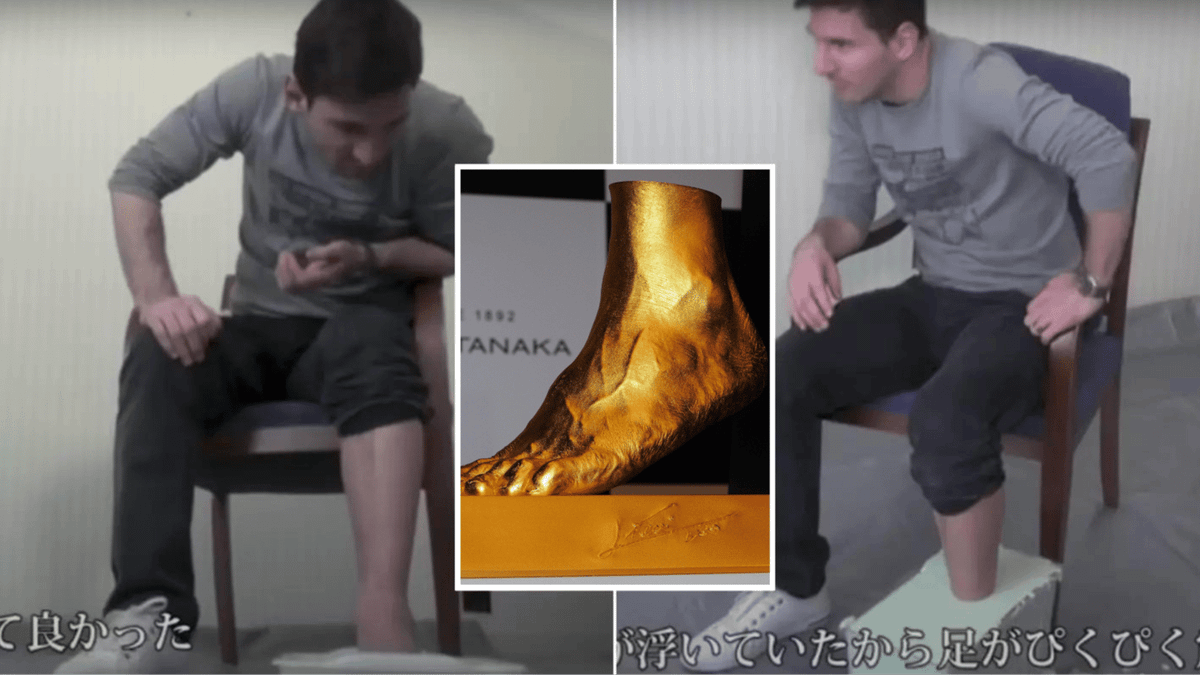 What happened to Lionel Messi's forgotten 'Golden Foot' which has mind ...