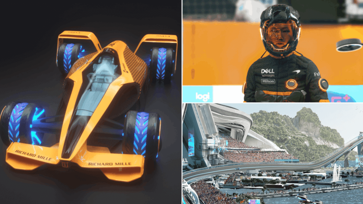 F1 reveals what cars will look like in 2050 as vision for the future ...