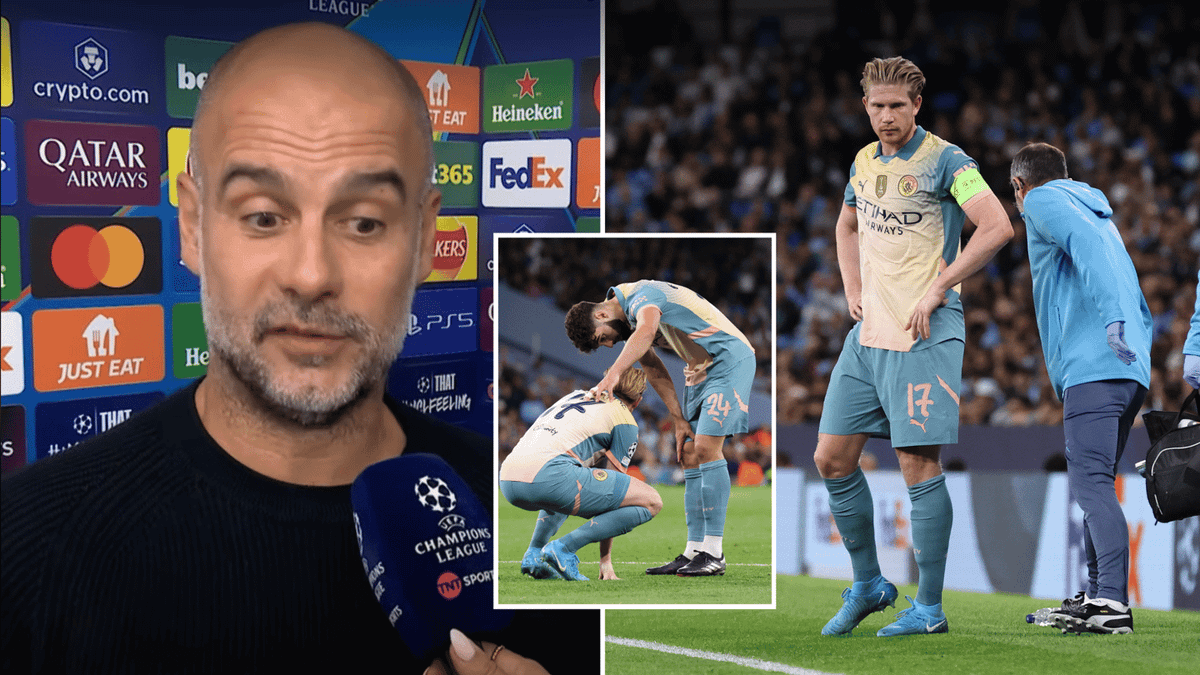 Pep Guardiola gives worrying Kevin De Bruyne injury update days before ...