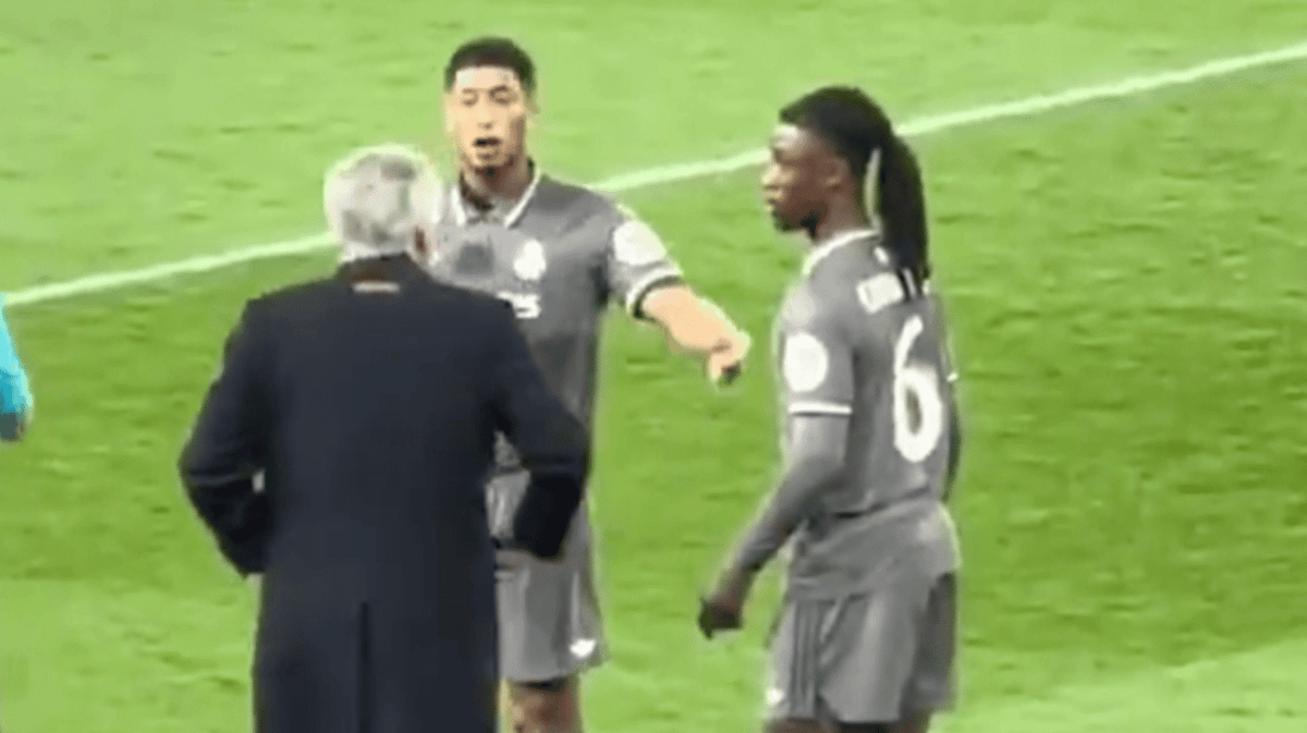 Footage of Jude Bellingham and Carlo Ancelotti incident goes viral ...