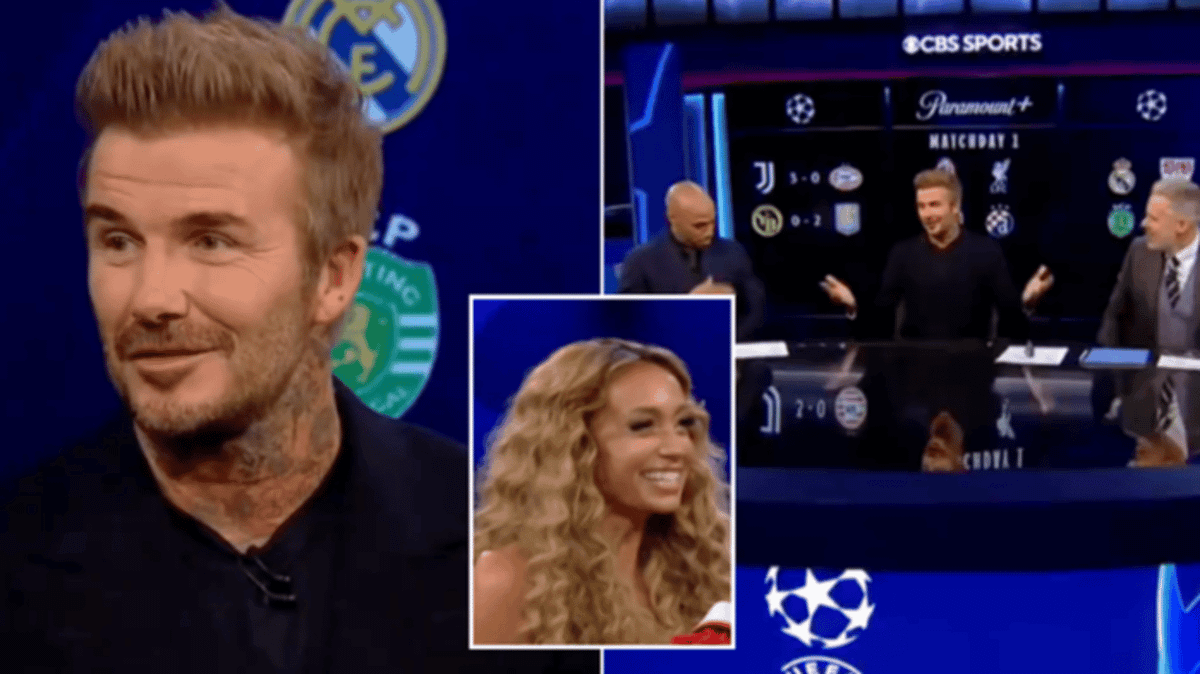 David Beckham gives entire CBS Sports team a gift but one member of the ...