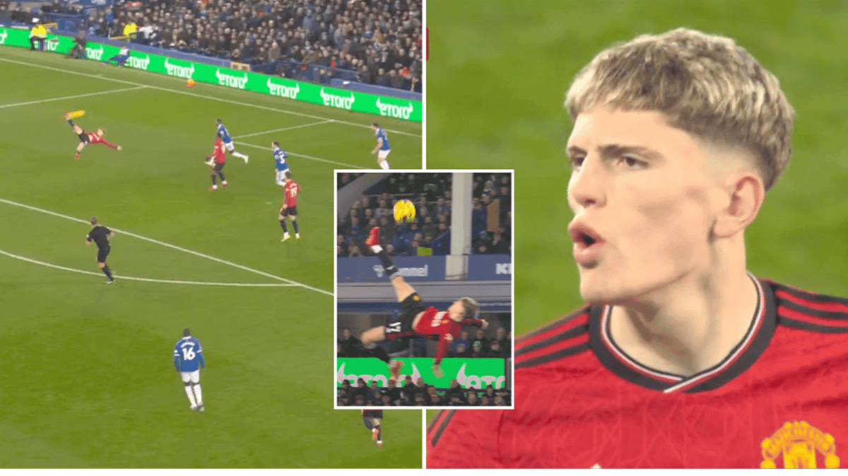 Alejandro Garnacho's overhead kick is even better with Peter Drury ...