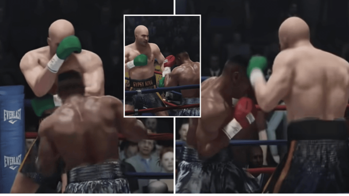 Mike Tyson vs Tyson Fury super-fight simulated and ends in brutal ...