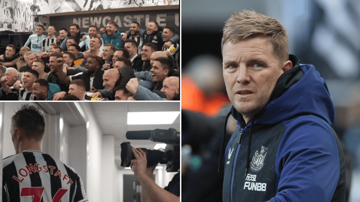 Cameras have been filming behind-the-scenes at Newcastle this season ...