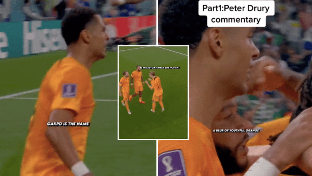 Peter Drury produced his first bit of commentary magic in the 2022 ...