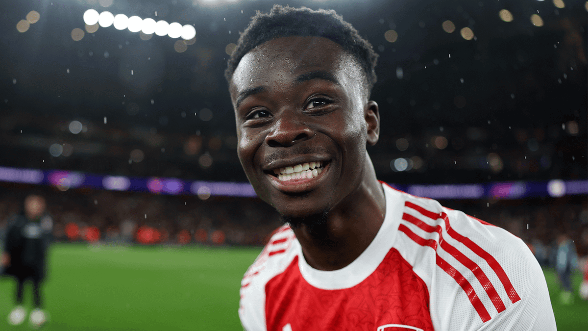Bukayo Saka's wish for Champions League final granted