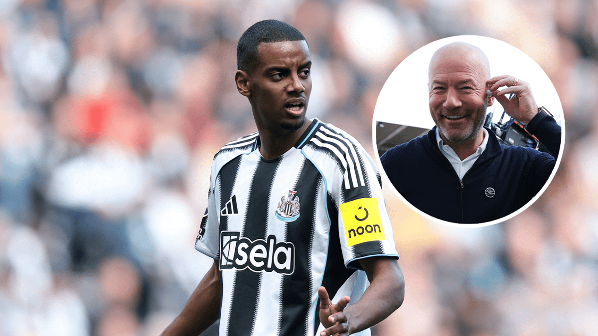 Alan Shearer brutally trolls Alexander Isak during Liverpool vs ...