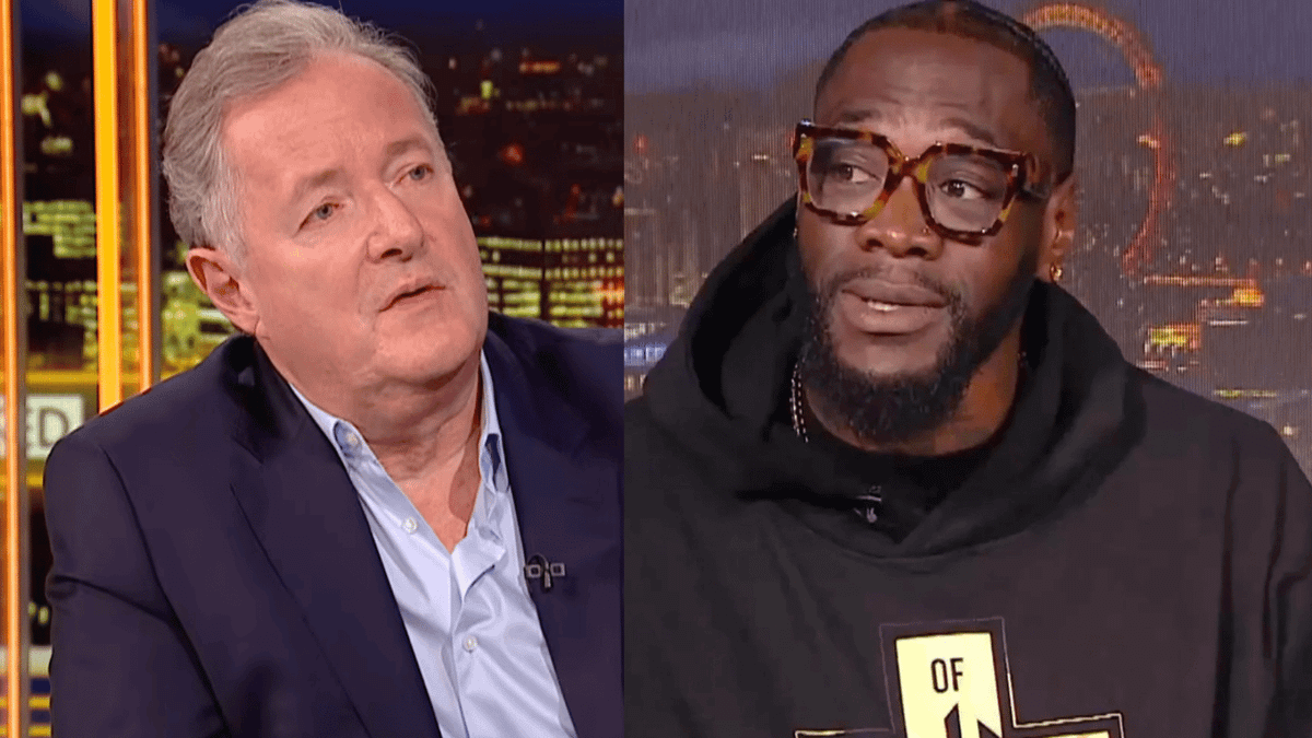 Deontay Wilder tells Piers Morgan he was ‘set up’ to get ex pregnant in ...