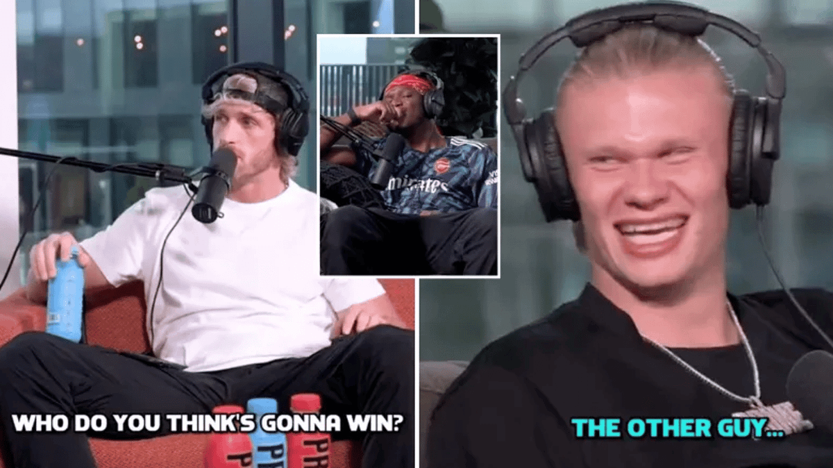 Erling Haaland gives brutal answer when asked who will win out of KSI ...