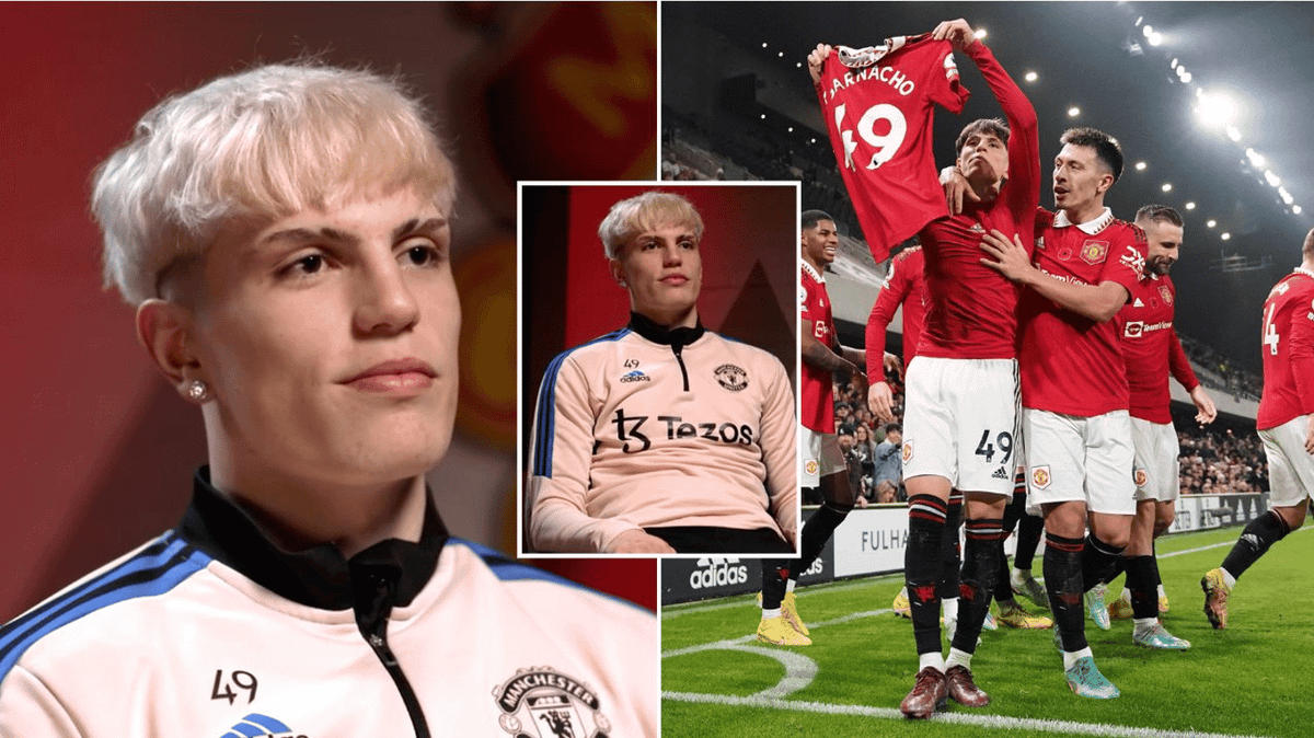 Alejandro Garnacho names 'father' figure and two other teammates who ...