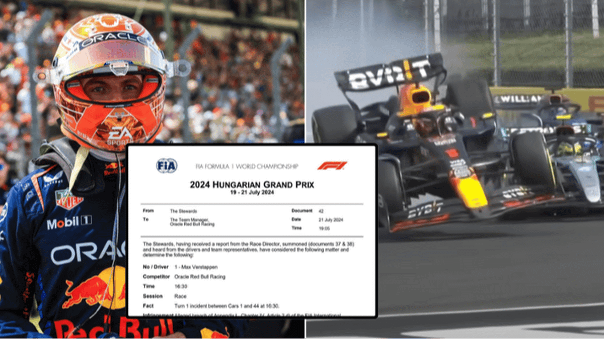 Stewards make final decision on Max Verstappen and Lewis Hamilton ...