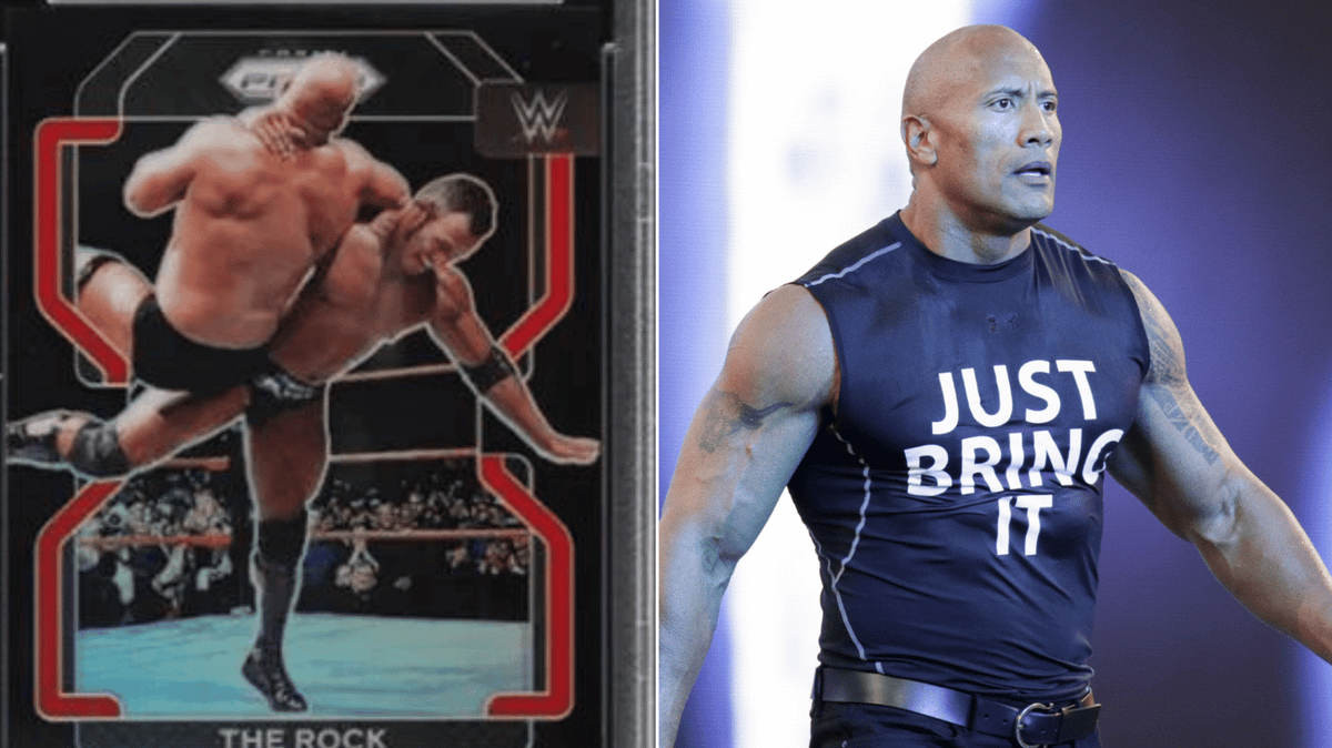 The Rock's WWE trading card becomes most expensive ever after selling ...