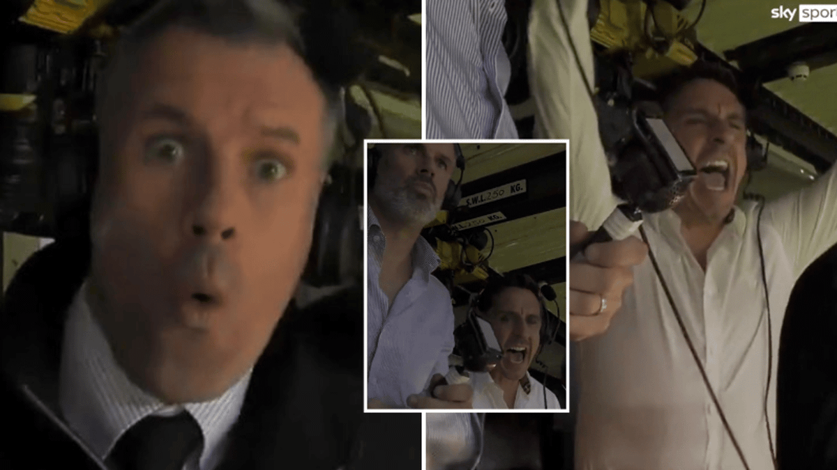 Gary Neville slammed for cheering Manchester United goal against ...