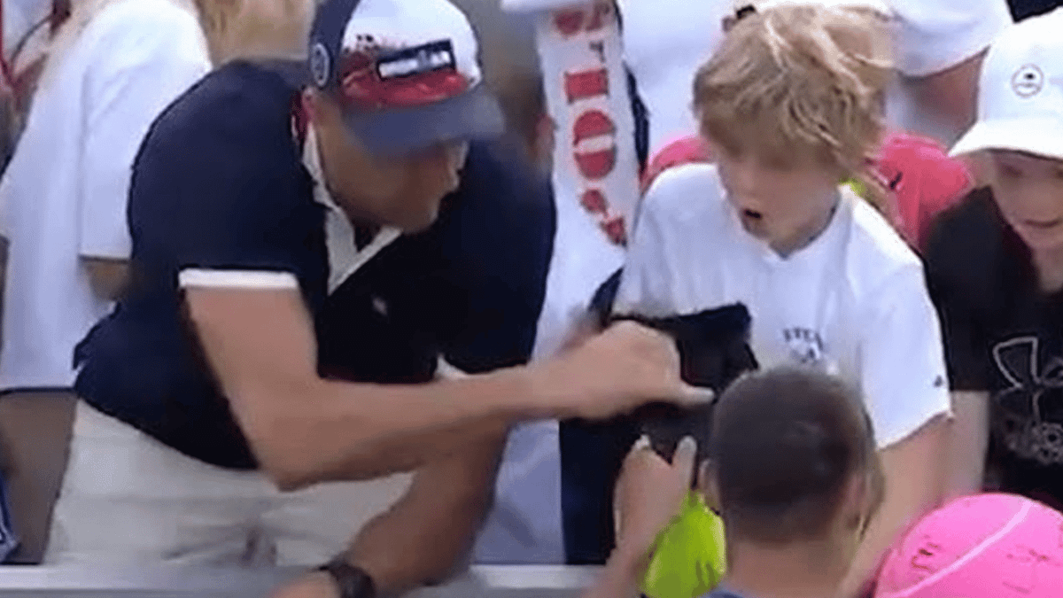 US Open spectator identified after 'disgusting' act with child caught ...