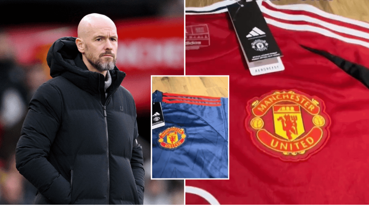 Man Utd home and away kits for next season 'leaked' as fans spot Sir ...