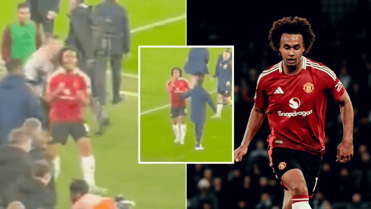 Man City fans are furious with Man Utd striker Joshua Zirkzee after ...