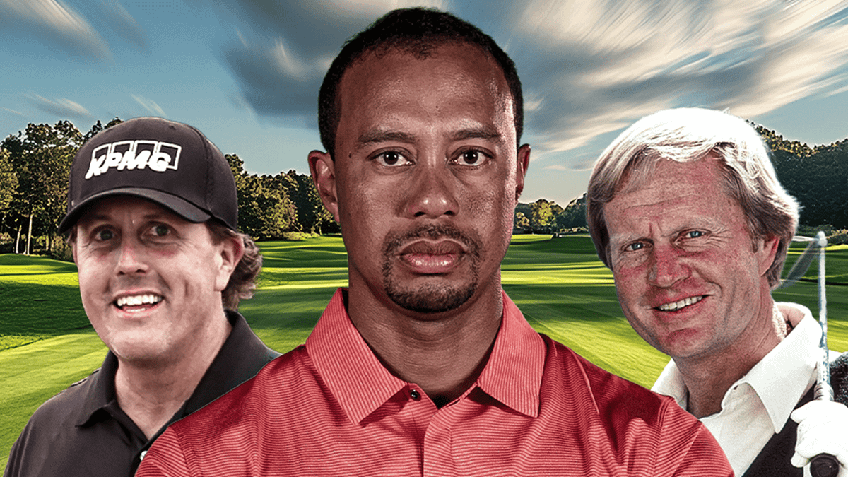 Ranking the top 10 best golfers of all time as Nicklaus v Woods GOAT ...