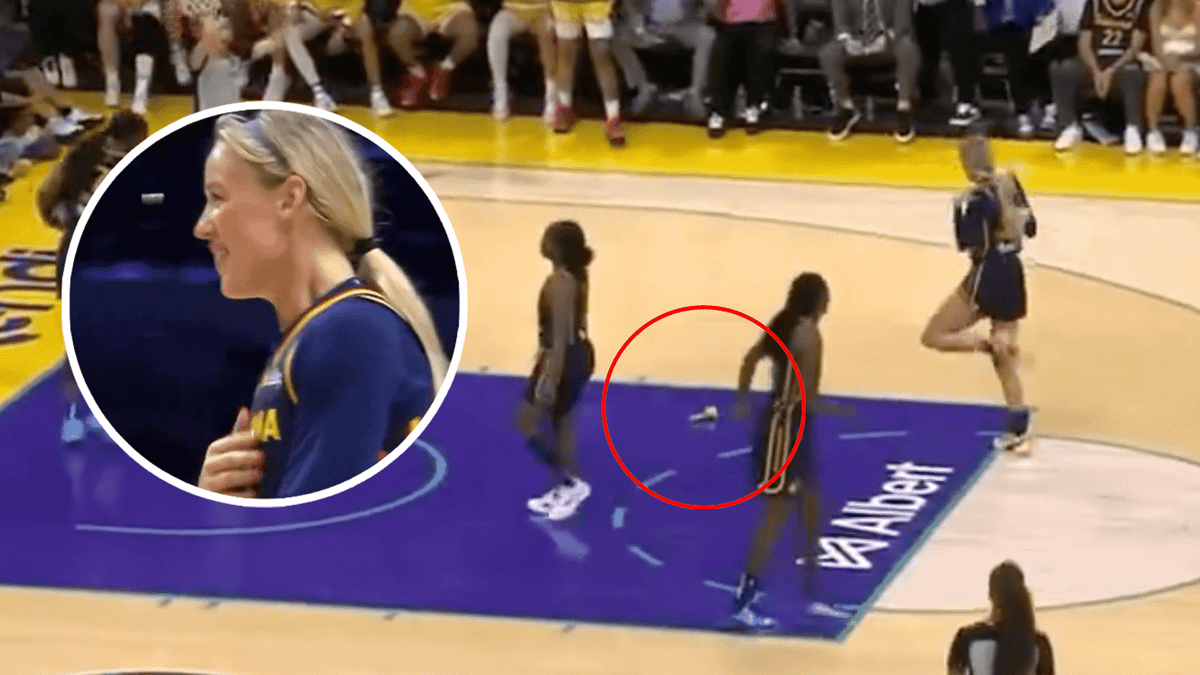 Sophie Cunningham's reaction spotted after she's hit by sex toy in ...