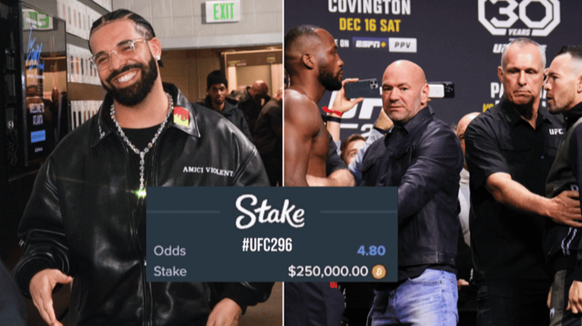 Drake places huge $250,000 bet for UFC 296 as Leon Edwards headlines ...