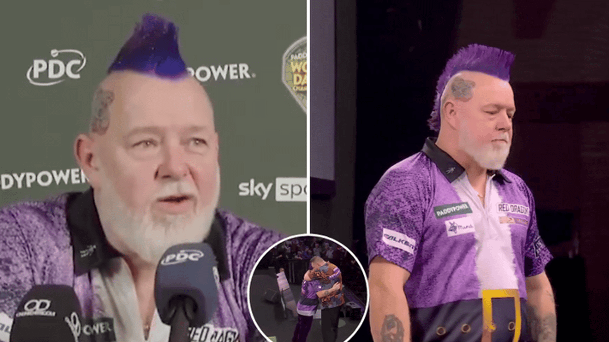 Peter Wright reveals reason why he broke down during World Darts ...