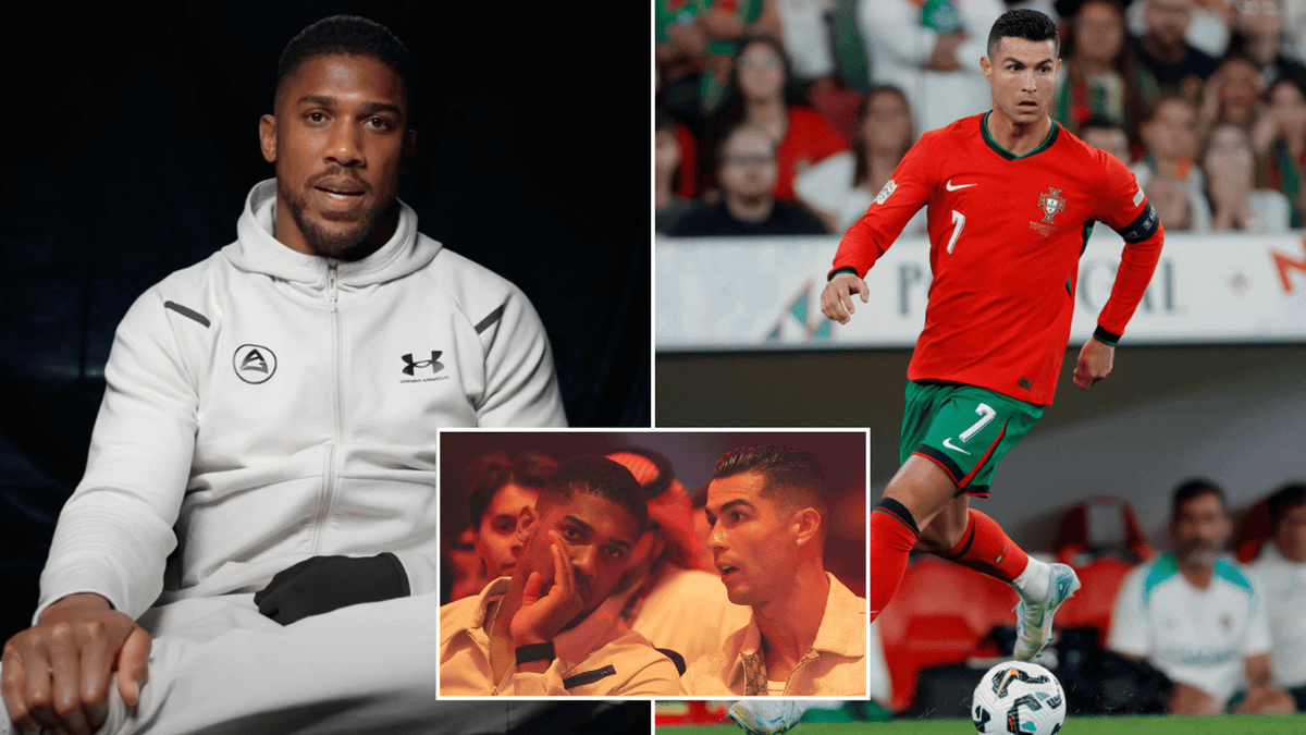 Anthony Joshua reveals the one piece of advice Cristiano Ronaldo gave ...