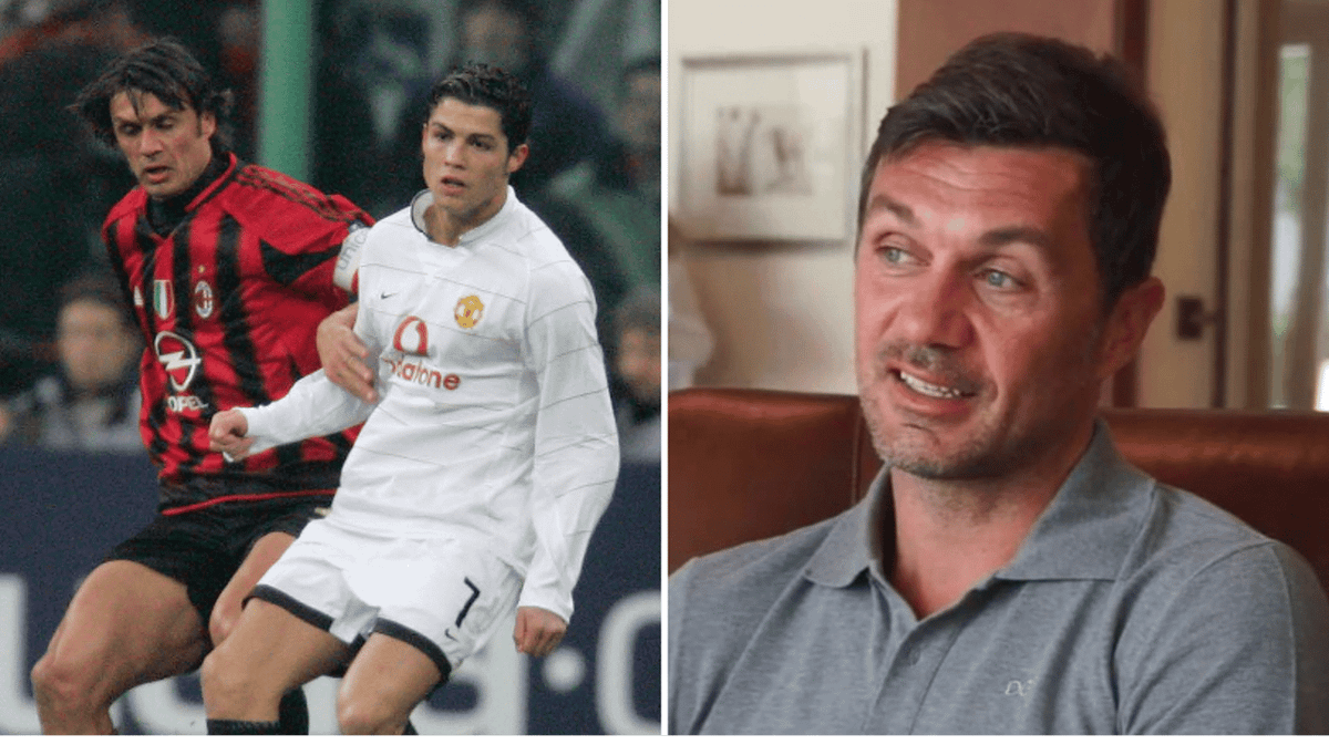 Paolo Maldini snubs Cristiano Ronaldo as he names the three greatest ...