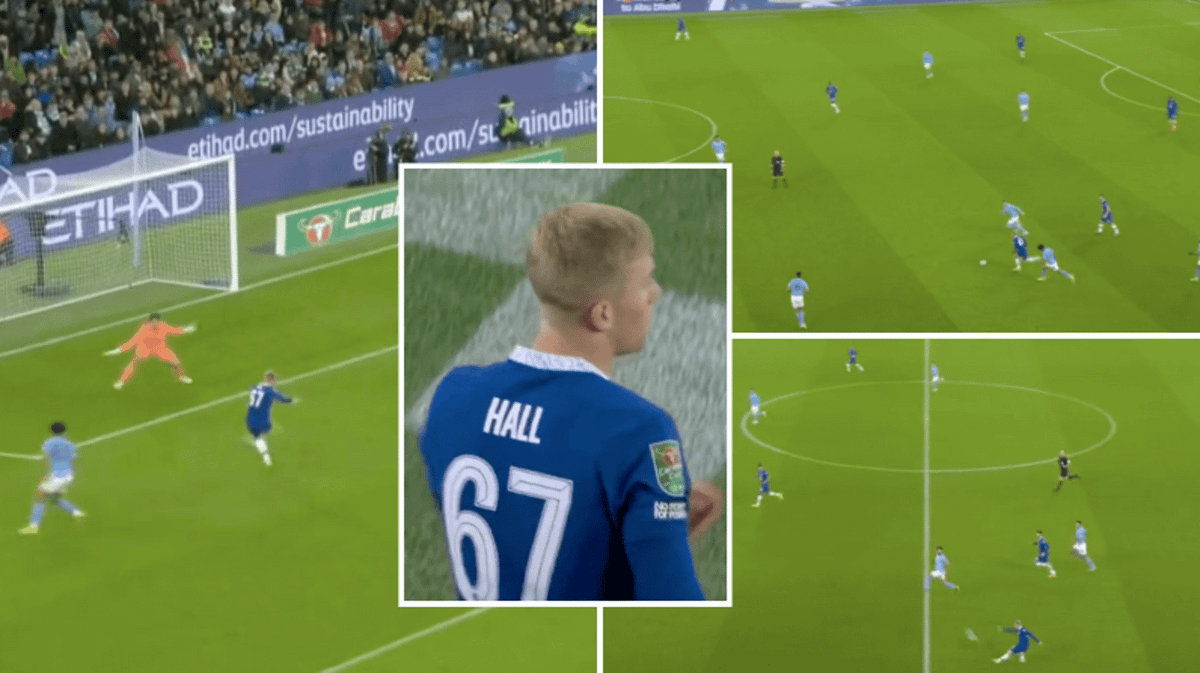 Lewis Hall's highlights against Man City are special, he's the biggest ...