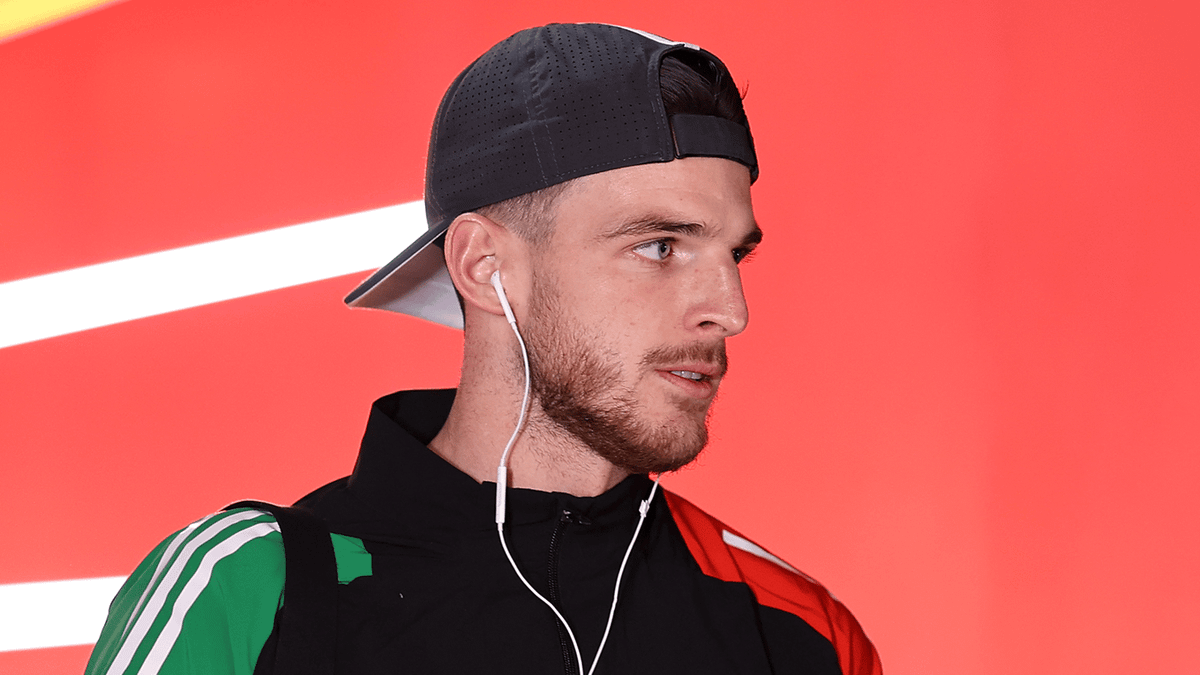 Arsenal fan's post about what Declan Rice was doing just hours before ...